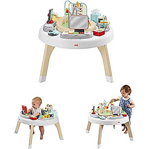 Fisher-Price Baby To Toddler Learning Toy 2-In-1 Like A Boss Activity Center And Play Table With Lights Music And Sounds