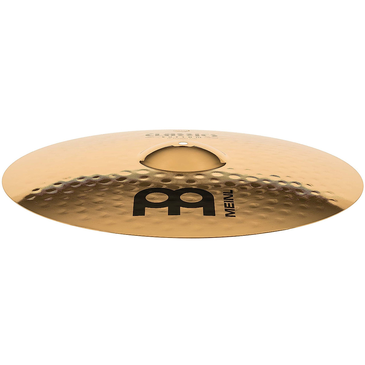 Meinl 20" Powerful Ride Cymbal - Classics Custom Brilliant - Made in Germany, 2-YEAR WARRANTY (CC20PR-B)