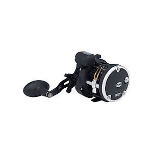 PENN Rival Level Wind Conventional Nearshore/Lake Fishing Reel, HT-100 Star Drag, Max of 15lb | 6.8kg, Forged and Machined Aluminum Spool