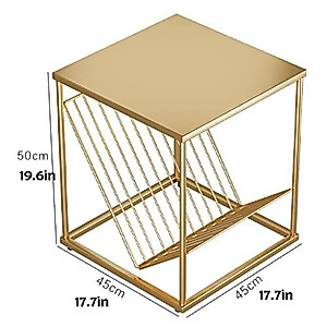 Bedside Table Bedside Table Small Minimalist Design Modern Locker Wrought Iron Bedroom Bedside Table for Living Room Office Hotel Night Stand (Color : A)