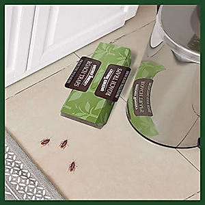 Greener Mindset Roach Traps - 12 Indoor Sticky Glue Catchers - Beetles, Spiders, Scorpions, Ants, Centipedes, and Cockroach Traps