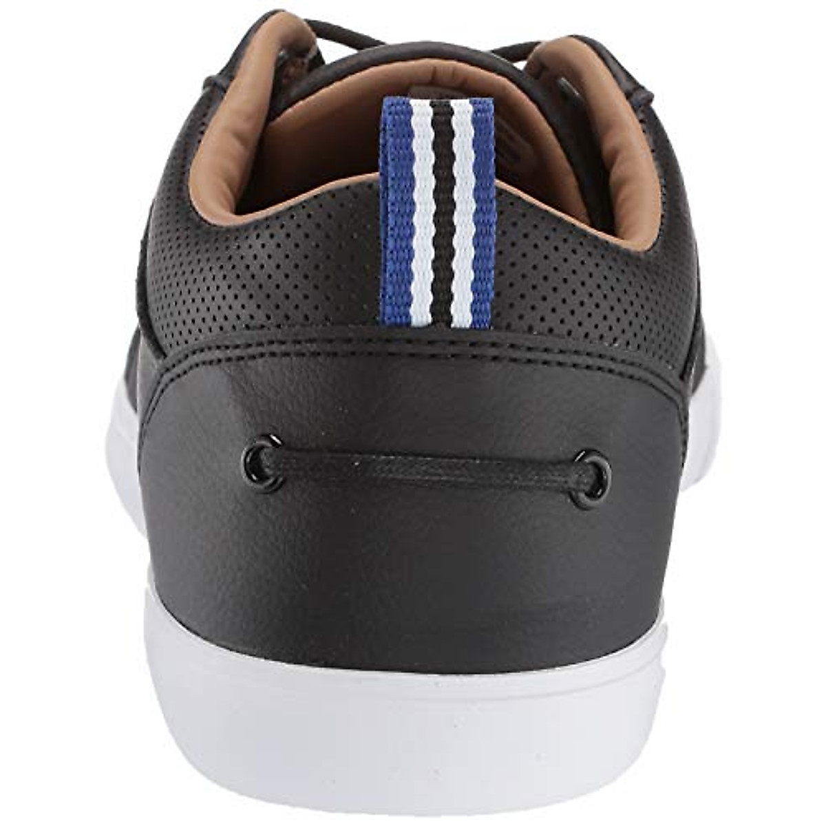 Lacoste Men's Bayliss Sneaker, Black//White, 10.5 Medium US