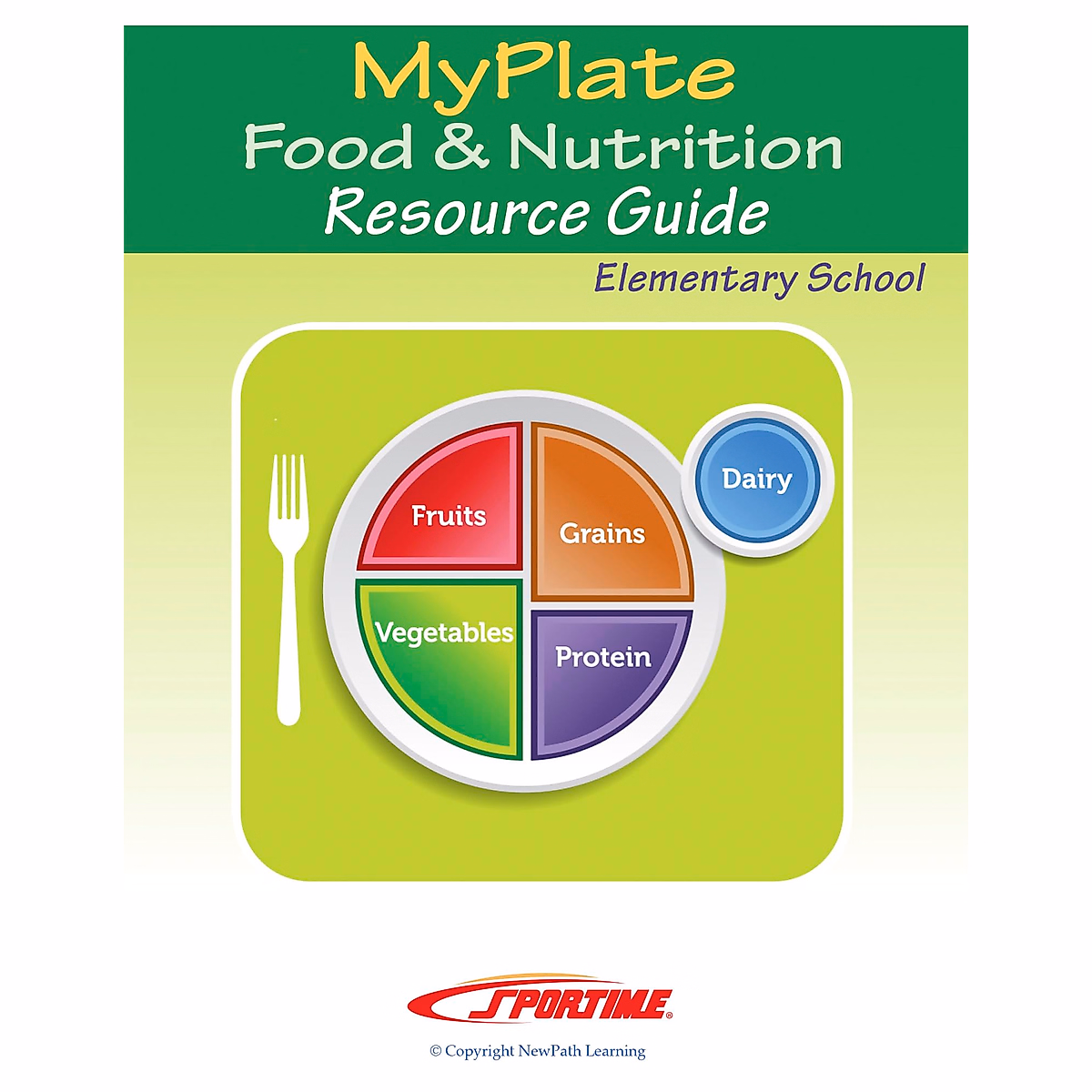 Sportime MyPlate Nutrition Student Learning Guides, Grades 1 to 4, Set of 10