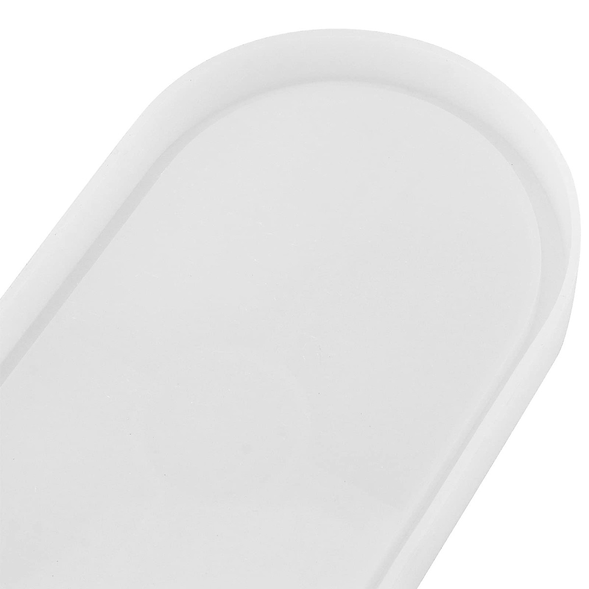 JEUIHAU 6 PCS Oval Resin Tray Mold, Oval Ashtray Mold, Tray Silicone Molds for DIY Jewelry Containers, Epoxy Resin Casting Decorations and Presents