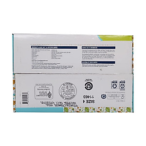 SEVENTH GENERATION Diapers Size 4 Value Pack, 81 CT