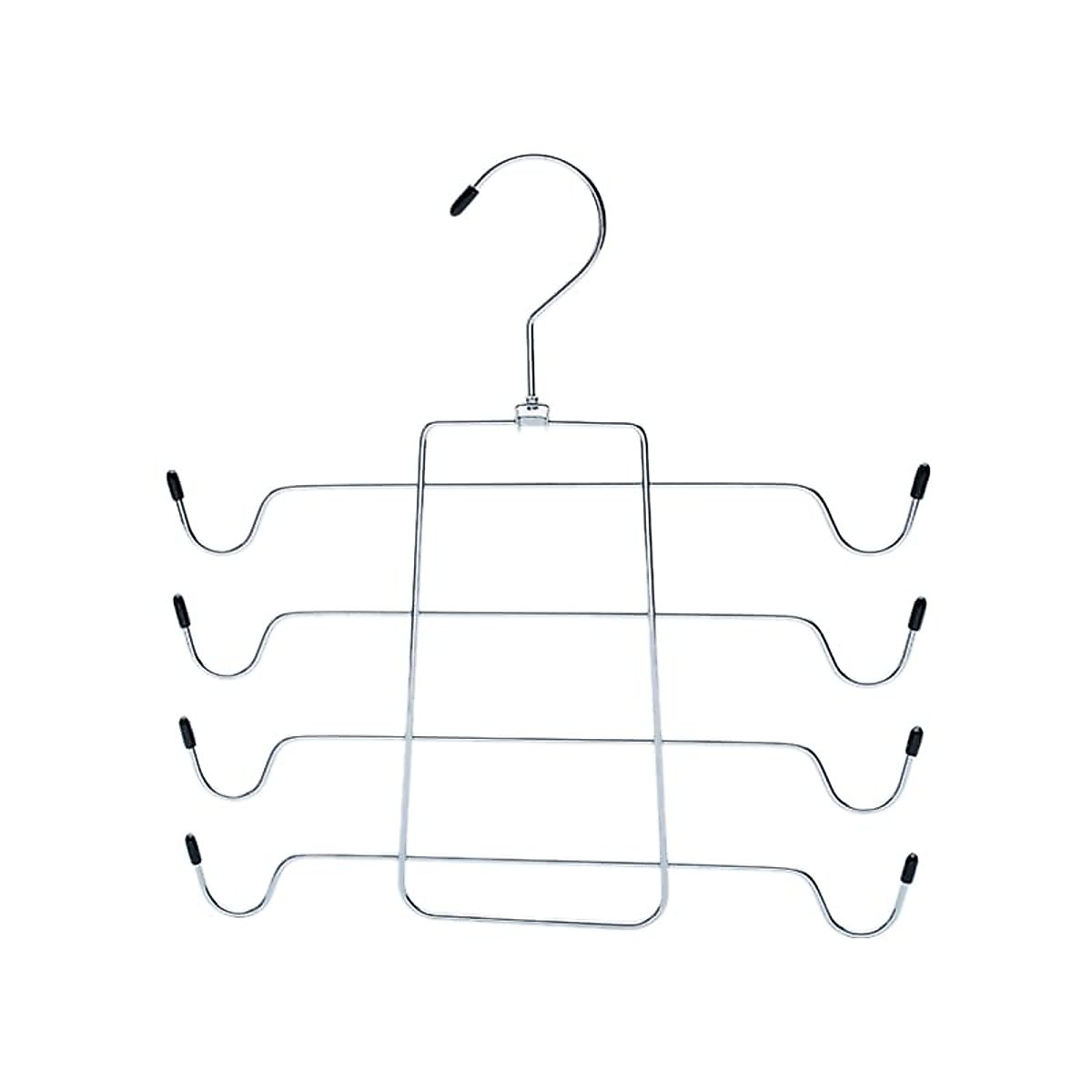 Multi Layer Underwear Drying Hanger, 360 Degree rotatable Folding Sling Hanger Seamless Multi Function Clothes Drying Rack (4 Layers)