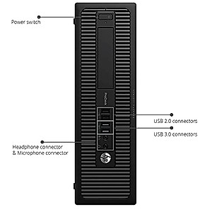 HP Elite 800G1 Desktop Computer PC, Intel Core i7 4th Gen Processor, 16GB RAM, 1TB HDD, MTG New 22 inch Monitor, RGB Speaker and Keyboard Mouse, WiFi Windows 10 Pro 64-Bit (Renewed)