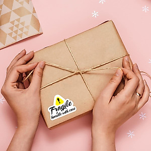 Cute Fragile Stickers,Funny Fragile Handle with Care Business Stickers,Fragile Stickers for Packing,Mail Envelopes Shipping Stickers for Small Business 500 PCS