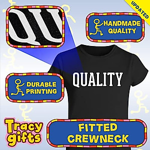 Tracy Gifts I'd Rather Be FISTING - Ladies' Junior's Cut T-Shirt, Black, Large