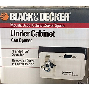 Black & Decker Space Saver Under Cabinet Electric Can Opener (EC59D)