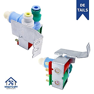 What's Up? W10408179 IMV708 4389177 Refrigerator Water Inlet Valve Replacement Part by Robertshaw for Whirlpool Kenmore Refrigerators Replaces AP5263471 W10408179VP PS3497634 AP5263471 1938614