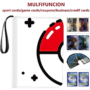 Card Binder Holder,Carrying Case Binder, Holds Up to 900 Cards - Trading Cards Collectors Album with 50 Premium 9-Pocket Pages