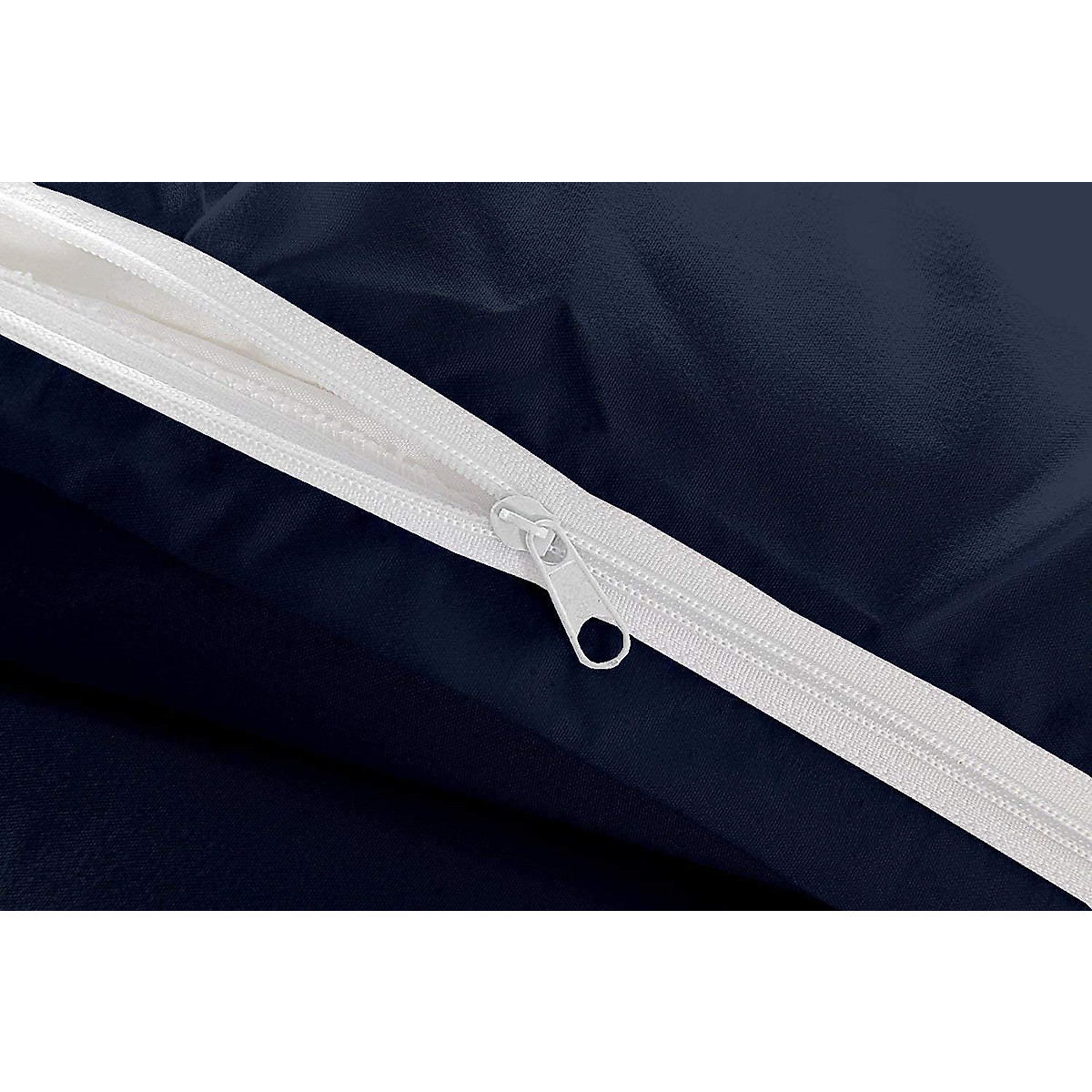 Navy Blue Duvet Covers Oversize King Size Brushed Microfiber Soft Light-Weight, King Duvet Cover Set - 3 Pieces with Zipper Closure, 1 Duvet Cover 98x120 inches and 2 Pillow Cases