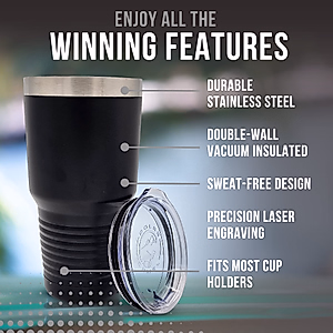 Personalized Soccer Coach Tumbler Cup With Coach Name - Customized Soccer Coach Gift - Custom Soccer Coach Travel Mug - Green