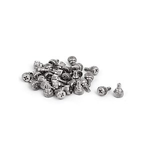 New Lon0167 30 Pcs Featured M3.5x6mm Male Thread reliable efficacy Metal Computer Desktop PC Case Thumb Screws(id:78f 6a 9d 126)