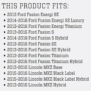 Husky Liners Weatherbeater Floor Mats | Fits 2017 - 2020 Ford Fusion/Lincoln MKZ | Front & 2nd Row, 3-pc Black - 98791