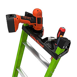 Little Giant Ladders, Quad Pod, Ladder Accessory, Plastic, (15104), Black