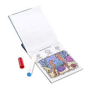 Melissa & Doug ColorBlast! Sea Life and Dinosaurs Color-Reveal Coloring Books, 2-Pack