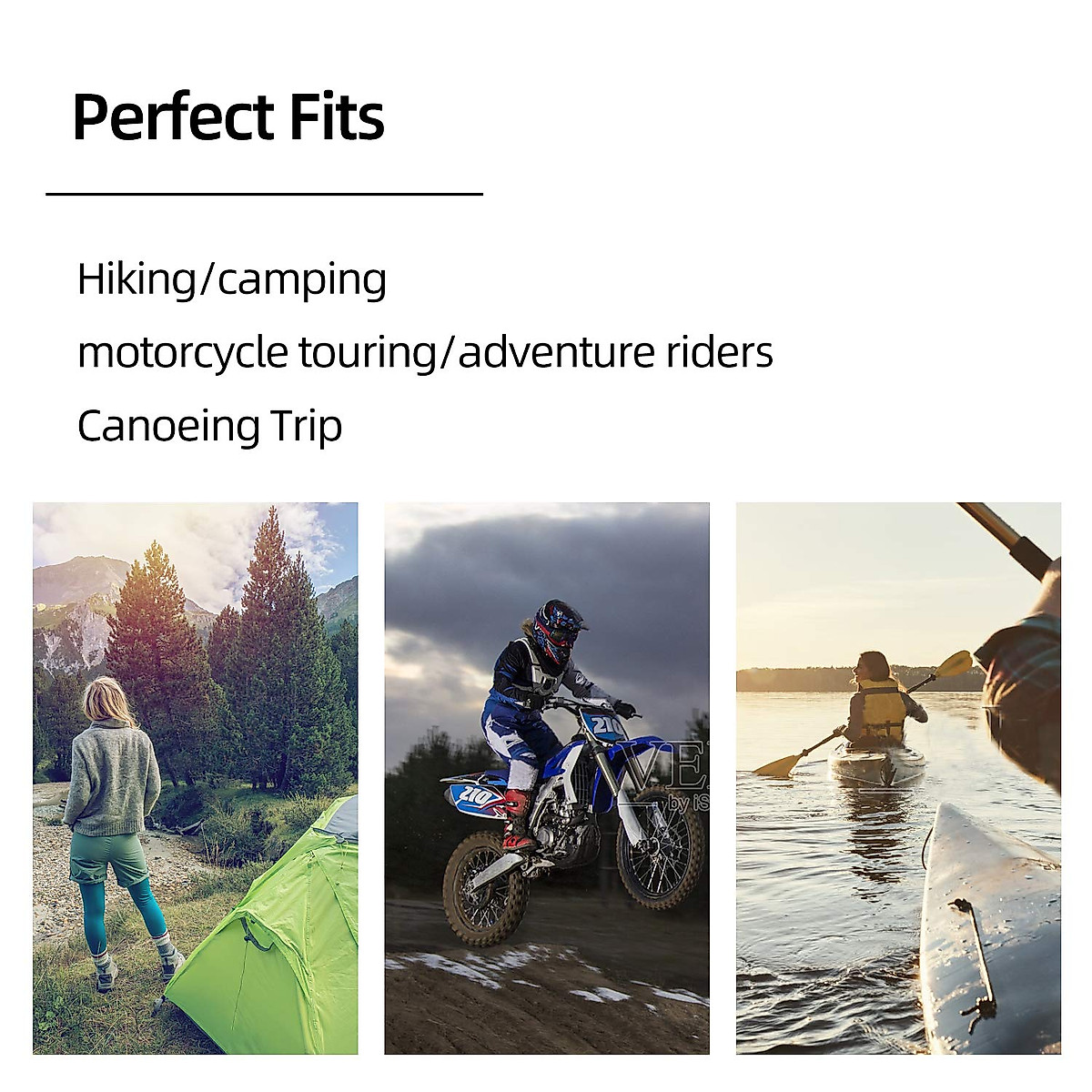 KOSIBATE Map Case, Waterproof Military Hiking Map Pouch Holder with Clear Window & Lanyard