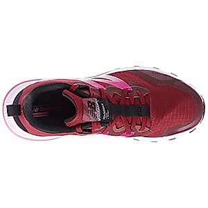 New Balance womens Dynasoft Nitrel V4 Trail Running Shoe, Garnet/Black, 8.5 US