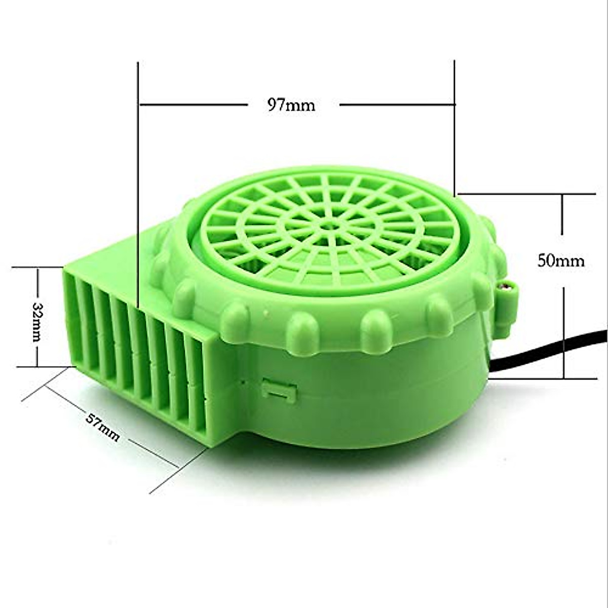 Cleacloud Mini Blower Fan for Dinosaur Costume,Green Upgrade Inflatable Costume Fans Replacement Blow up Blower Potable USB Air Pump