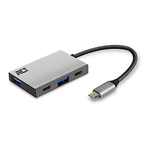 ACT USB-C 3.2 Gen2 to 2X USB-C & 2X USB-A Hub