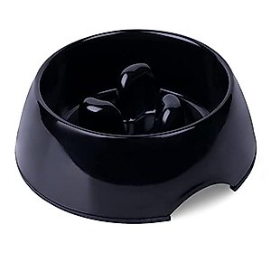 SUPERDESIGN Dog Slow Feeder Bowl 1/2 Cup Slow Feeding Dog Cat Bowls Slow Down Dog Bowl for Small Medium Large Breed Fun Feeder Slow Bowl Gulping Puppy Slow Feeder Bowl for Dry Wet Raw Food Non-Slip