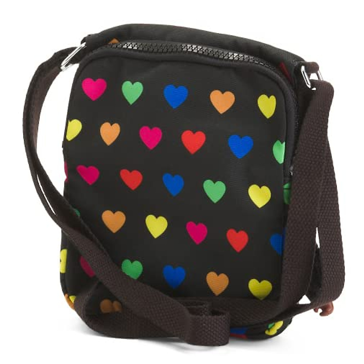 Kipling Womens Wild Hearts Eldorado Minibag, Lightweight Bag, Nylon Travel Crossbody Bag, 6 L x 7.75 H 0.75 D US (Wild Hearts)