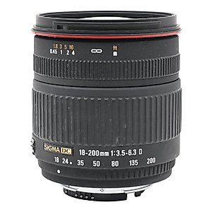 Sigma 18-200mm f/3.5-6.3 DC Lens for Nikon Digital SLR Cameras