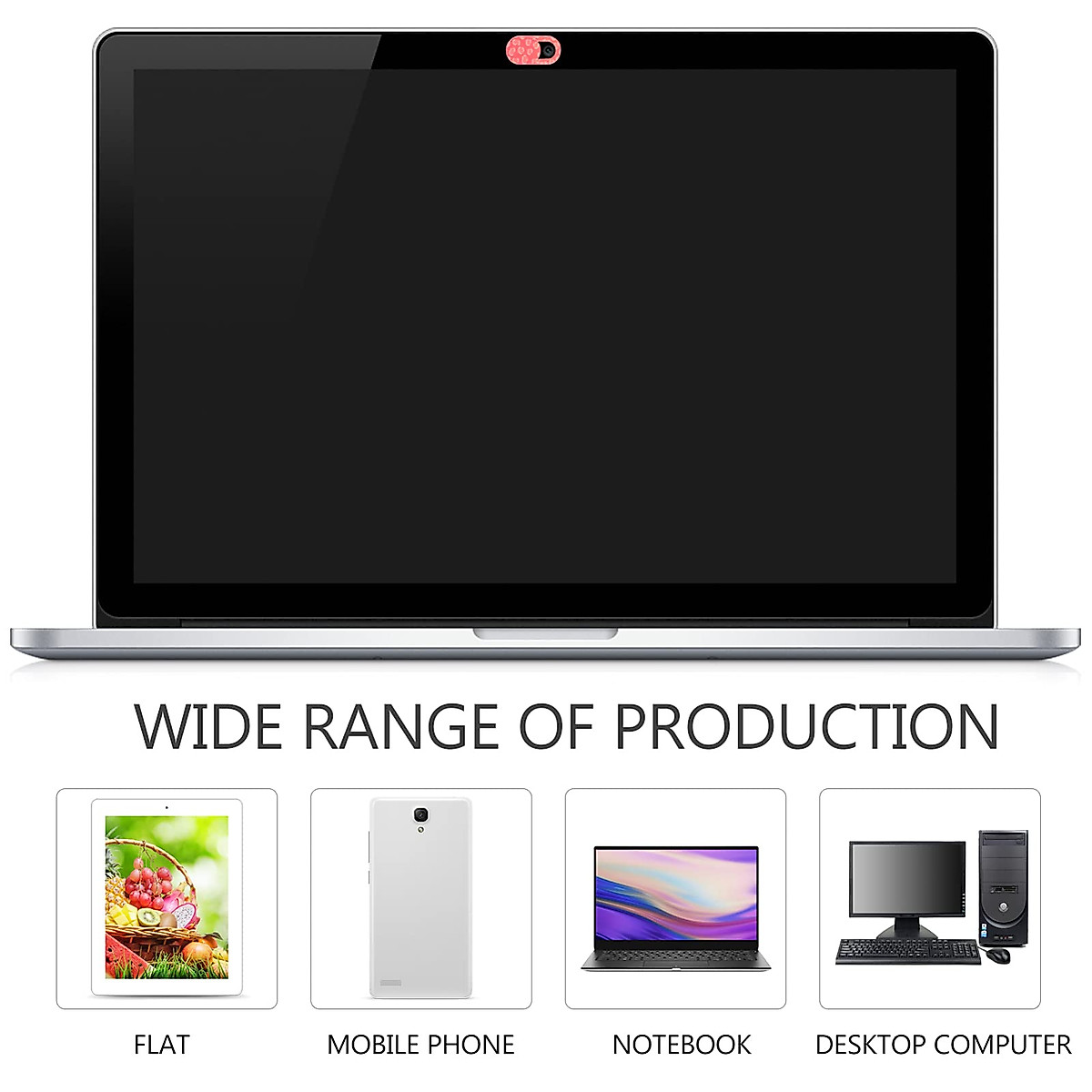 SOLUSTRE 10pcs Camera Cover Adhesive Webcam Slide Cover Tablet Camera Slide Laptop Camera Slide Laptop Webcam Cover Tableta Web Camera Slide Webcam Blocker Abs Slider Protector Computer