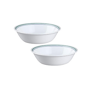 Corelle Country Cottage Glass Cereal Soup Bowl Pack of 2, 500ML, Multicolor