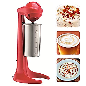 Handheld Electric Milk Shaker Maker, 110 V Milk Frother, Mini Automatic Drink Cream Mixer Blender Egg Beater Whisk Milk Shaking Machine for Kitchen Coffee Cooking Baking