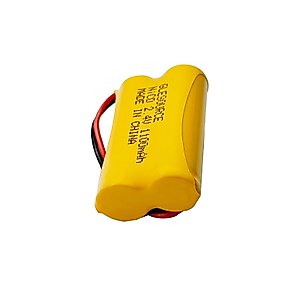 GLESOURCE 2.4V AA Exit Sign Battery Replacement for Exitronix 10010036 Lithonia 10010034 Interstate NIC1394 BEL-179 Exit Sign Emergency Light (2 Pack)