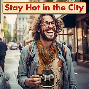 Funwares Original 20 oz Cupa Joe Jumbo Big Mug Now With Spill-Proof Travel Lid, Unique Coffee Mug that Everyone Will Talk About, Perfect Gag Gift, A Cute Coffee Mug That Everyone Loves!