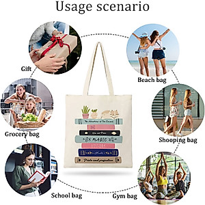 Canvas Tote Bag with Interior Pocket, Canvas Book Tote, Large Shoulder Bag, Portable washable ladies grocery shopping gift bag, canvas tote bag for women, canvas shopping bags, tote bag aesthetic