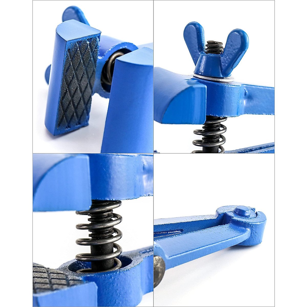 QWORK Hand Vise Hand Held Vice Clamps Pliers Household Mini Vice Cutting Sanding Drilling DIY Tools