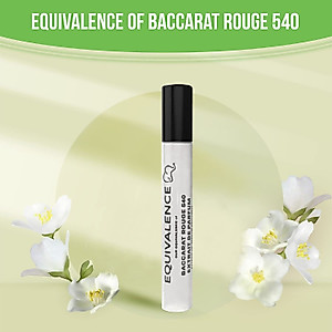 EQUIVALENCE of Baccarat Rouge 540 Extrait de Parfum - Long Lasting Daily 12-14 Hours Perfume Oil Concentrated Spray for Men, Women, All Skin Types – 99% Same Fragrance-large bottle not included