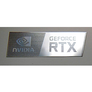VATH Made Metal Sticker Compatible with NVIDIA Geforce RTX 12 x 35mm / 1/2" x 1 3/8" [987]