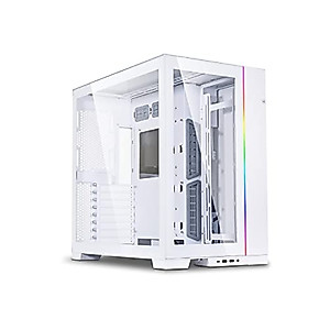 Lian-Li O11 Dynamic EVO ATX Mid Tower Tempered Glass Computer Case, White