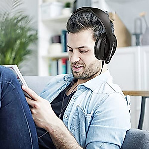 Arzweyk 3.5mm to 2.5mm Male to Male Audio AUX Replacement Cable Compatible with Sennheiser HD447 HD437 HD202 HD212 Headphone, Remote Volume Control Mic for ISO Android, 1.2m/ 4FT