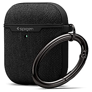 Spigen Urban Fit Designed for Apple Airpods Case Cover for Airpods 1 & 2 [LED Light Visible] - Black