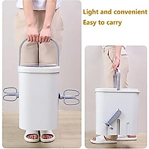 INLIMA Mini Portable Non-Electric Manual Washing Machine,Compact Hand Crank Rotary Washer,Labor-Saving Laundry Alternative, Small Mobile Clothes Washer for Dormitory, Apartment, Camping
