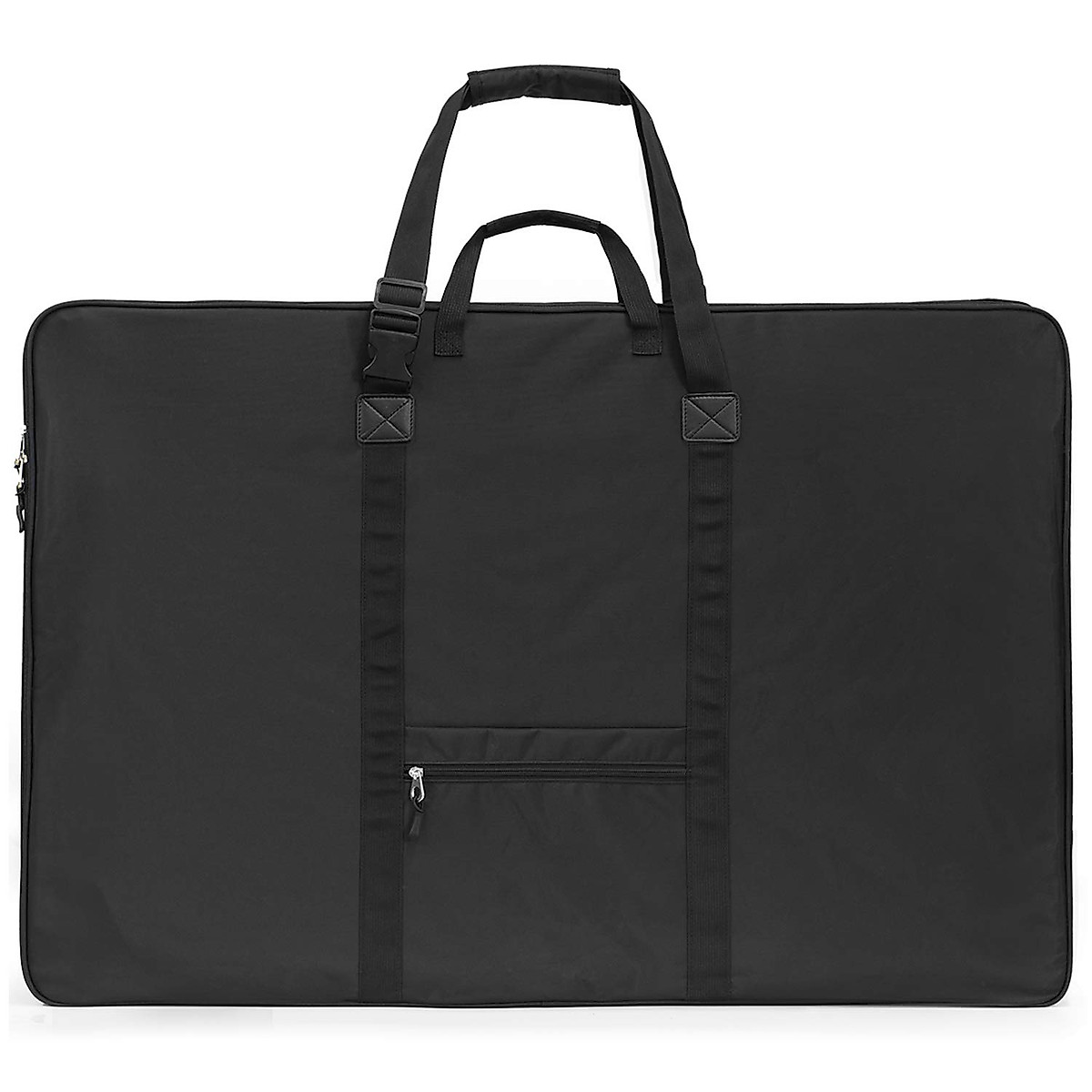 Nicpro Art Portfolio Bag 24 x 36 Inches Waterproof Nylon Artist Carrying Bag Soft Sided with Shoulder Strap, Storage Case for Artwork Sketch Drawing Canvas Photography Poster Solar Panel