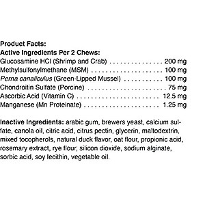 Pet Naturals - Hip + Joint for Dogs, Daily Joint Support Supplement, 60 Bite-Sized Chews (070089E.060)