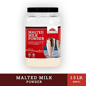 Hoosier Hill Farm Old-Fashioned Malted Milk Powder, 1.5LB (Pack of 1)
