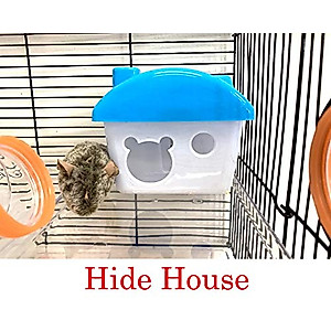 Acrylic Clear 2-Floors Hamster Home Habitat Rodent Gerbil Mouse Mice Rats Small Animal Critter Cage