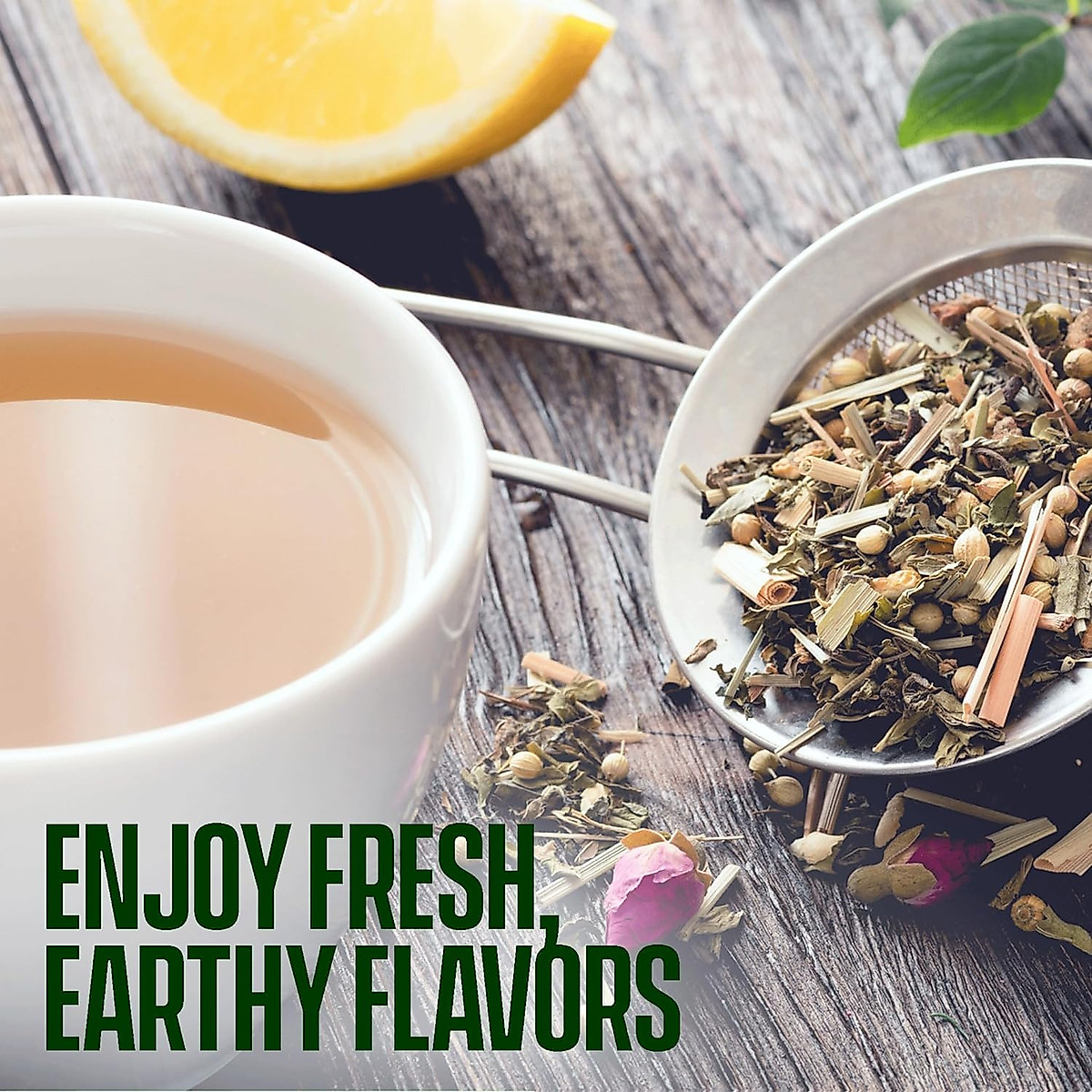 Kiss Me Organics Yerba Mate Tea - 17.6oz 100% Organic, Traditional, Loose Leaf Green Teas for a Hot or Cold Brew - Cultivated from Southern Brazil & High in Nutrients﻿