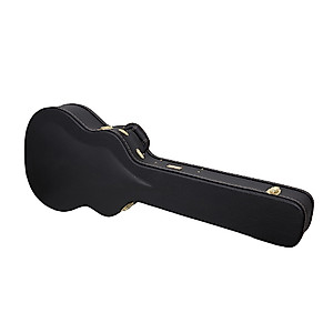 Crossrock Wood Case for Acoustic Bass Guitars-Black(CRW620ABBK)