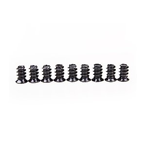Tap Bolts 50Pcs M5*8/10/12 KB Computer PC Case Cooling Fan Mount Screw Heat Dissipation Fans Screws Fixer Screws (Color : Black, Size : M5x10 (50Pcs))