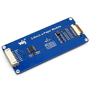 2.9inch E-Ink Display Module 296x128 Pixel White,Black Two-Color 3.3V/5V E-Paper Screen LCD Support Partial Refresh SPI Interface for Raspberry/Jetson Nano/Ard/Nucleo